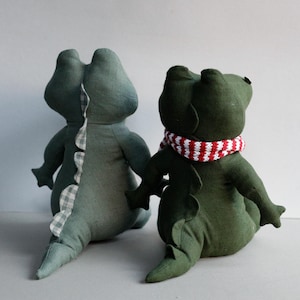 Alligator Crocodile Soft Toy Sewing PDF Pattern and PDF and Video ...
