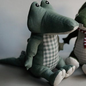 Alligator Crocodile Soft Toy Sewing PDF Pattern and PDF and Video ...