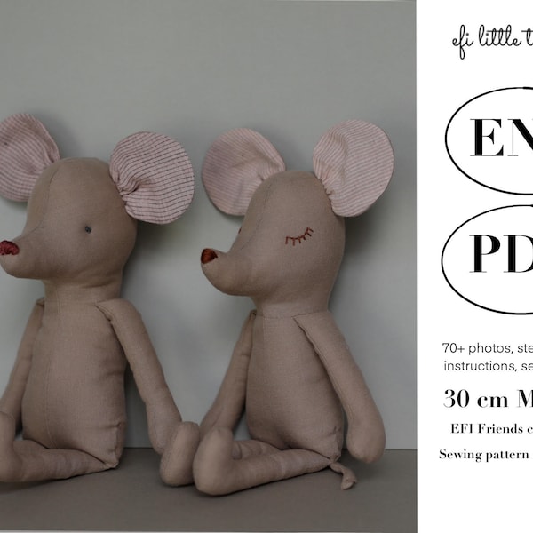 Mouse Sewing Pattern - Etsy