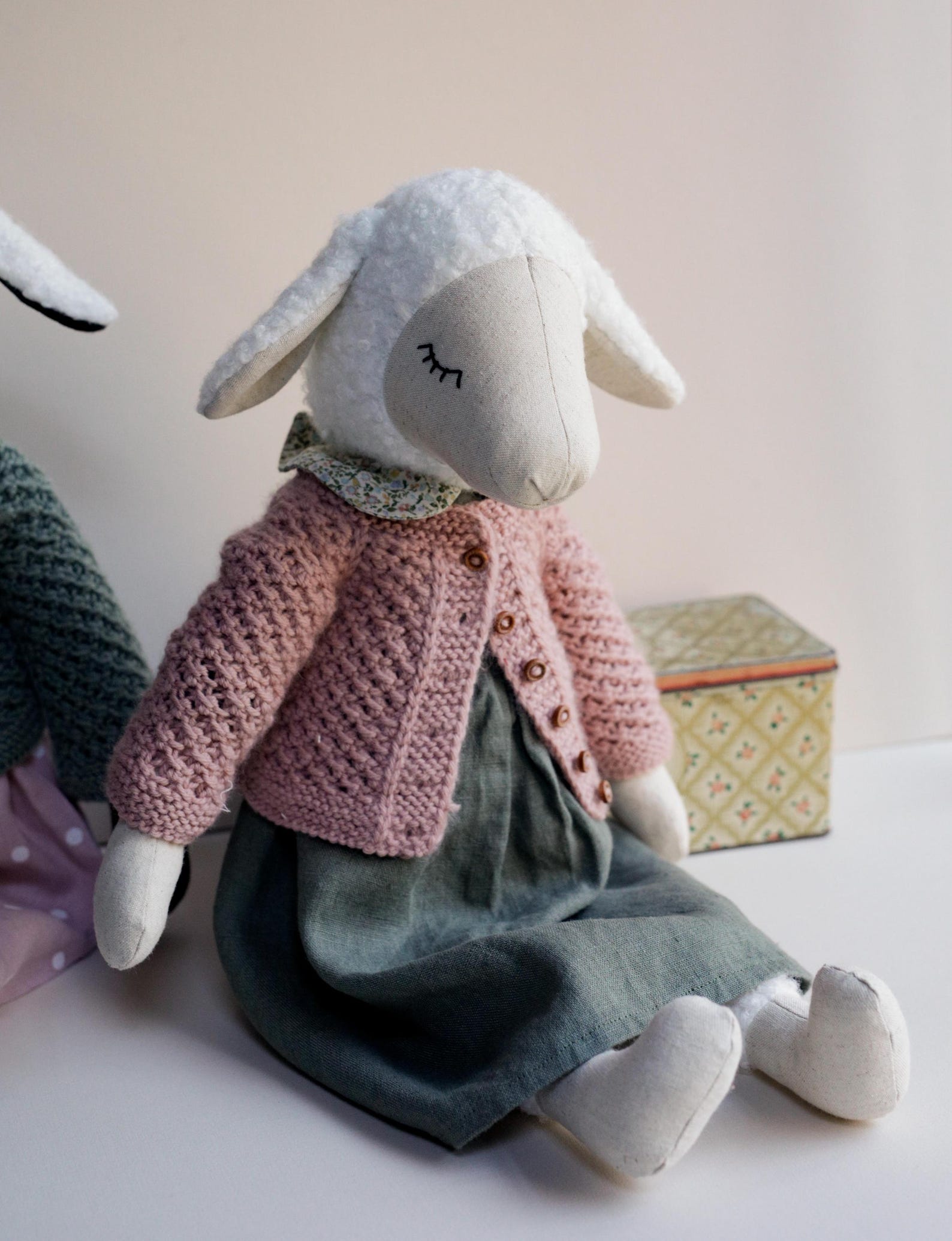 Lamb Sheep 55 Cm Soft Toy Doll Toy Making PDF Pattern and Tutorial - Etsy