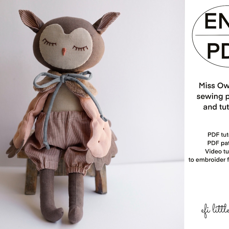 Miniature Plush Owls - Etsy UK