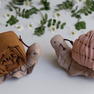 Little Snail Soft Toy Doll Sewing Pattern and PDF and Video Tutorial - Etsy