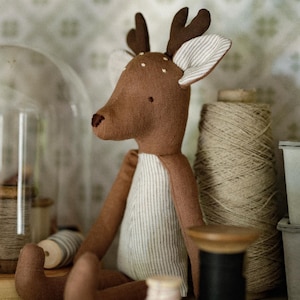 30 Cm Soft Toy Rag Doll Making Fawn Deer Sewing PDF Pattern and ...