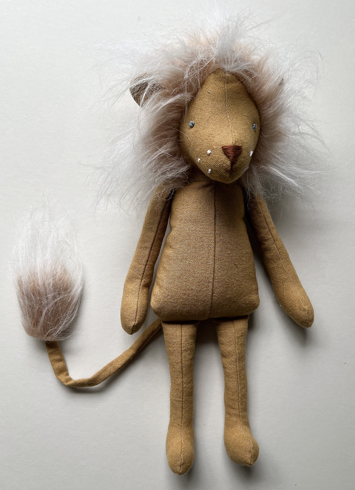 Cute 30 Cm Lion Sewing Pattern and Tutorial - Etsy