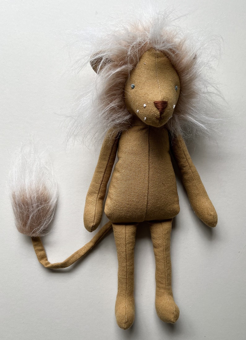 Cute 30 Cm Lion Sewing Pattern and Tutorial - Etsy