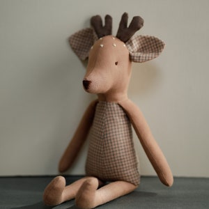 30 Cm Soft Toy Rag Doll Making Fawn Deer Sewing PDF Pattern and ...