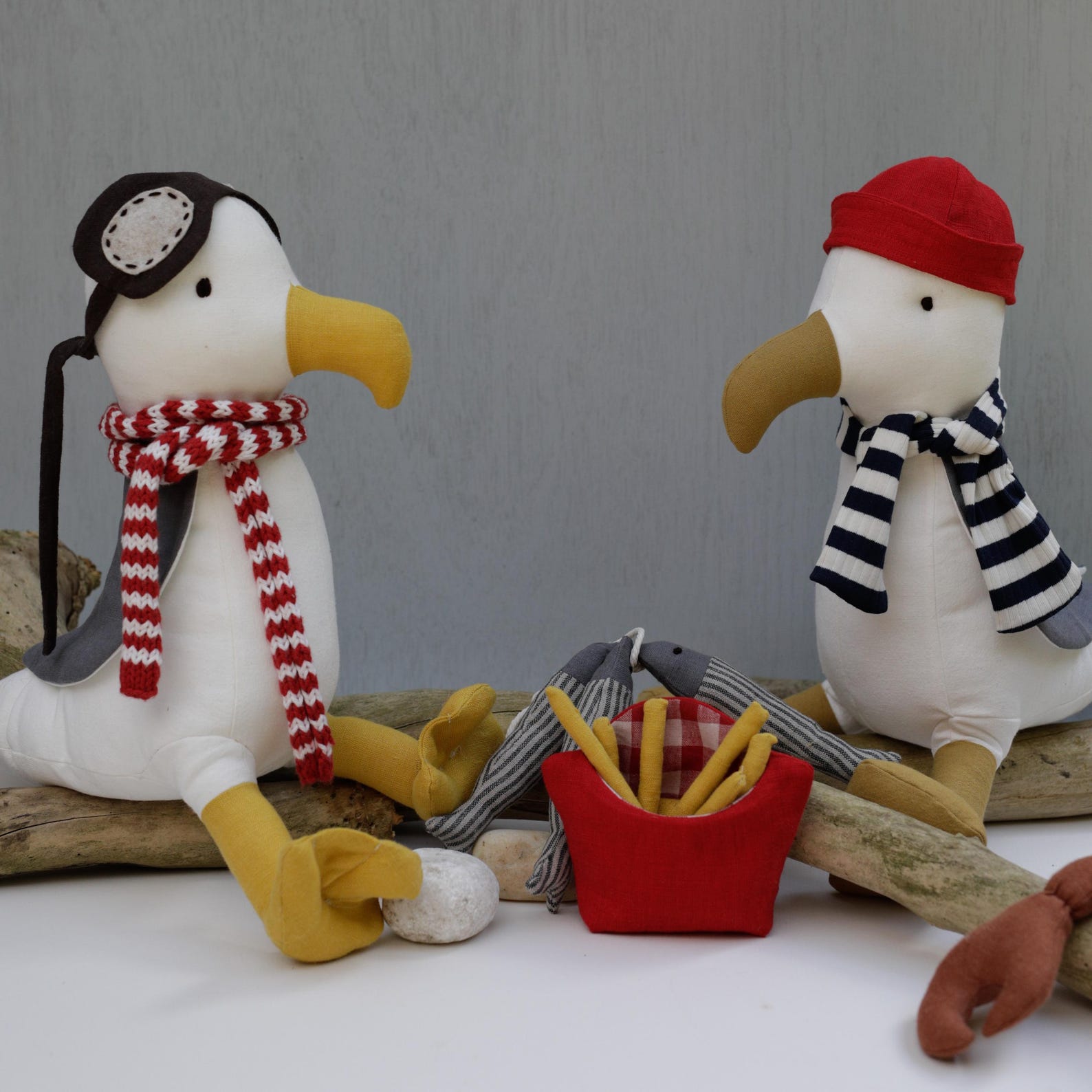 EFI Seagull Aviator and Sailor Soft Toys Sewing PDF Pattern and ...