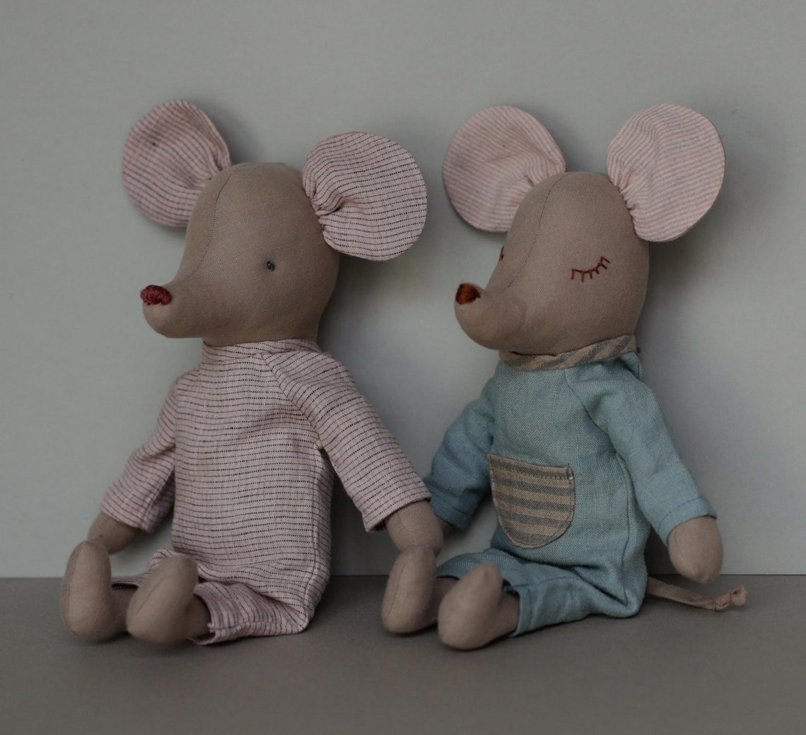 30 Cm Soft Toy Rag Doll Making Mouse Sewing PDF Pattern and Tutorial - Etsy
