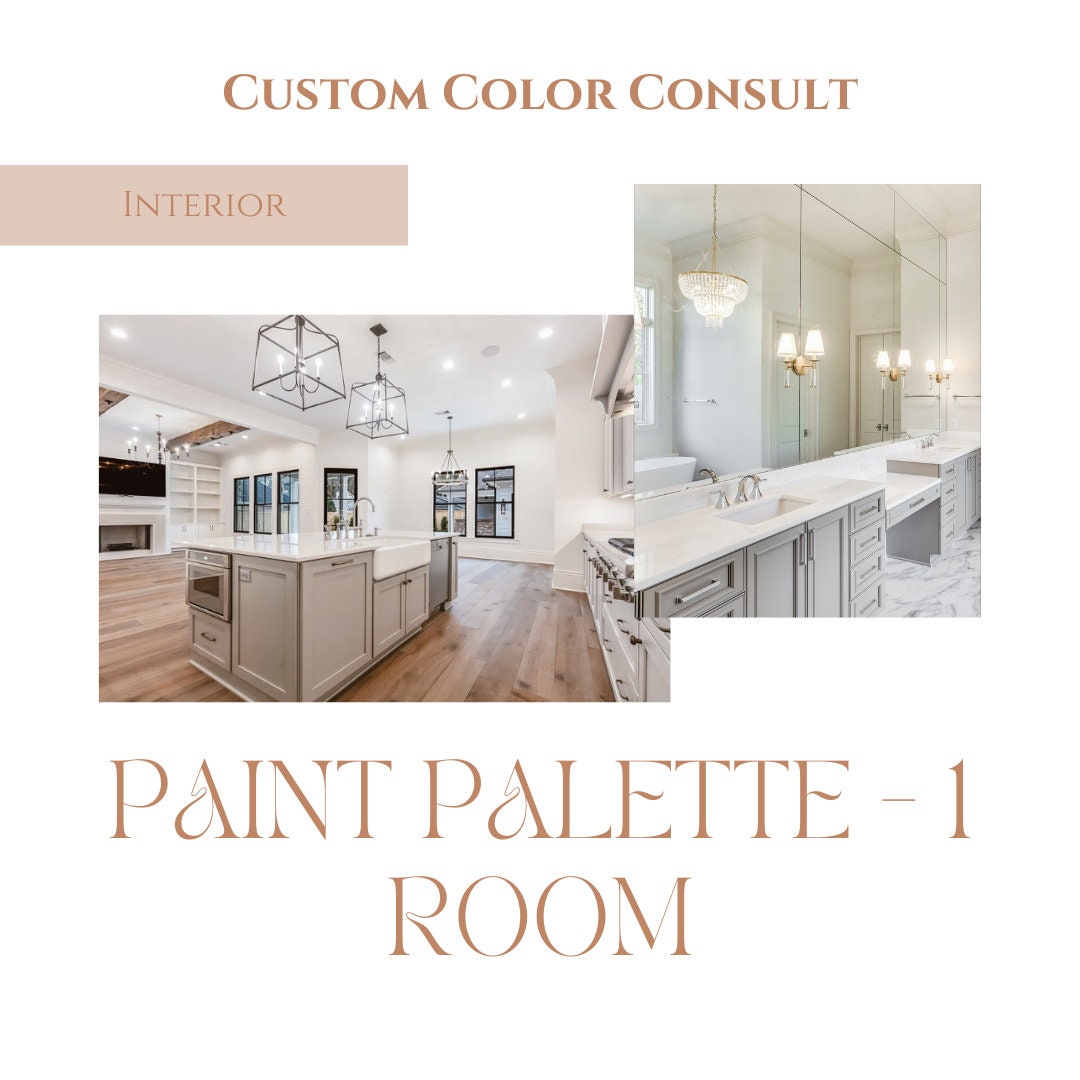 1 Room Custom Color Consult, Paint Color Selection, Interior Paint ...