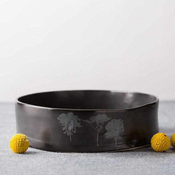 Round Ceramic Baking Dish - Etsy