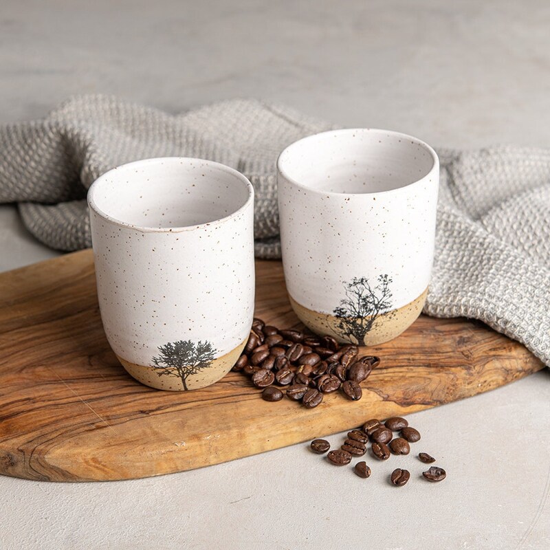 Ceramic Water Glass - Etsy