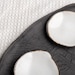 Handmade Abstract Black & White Platter and Plates Serving Set, Large ...