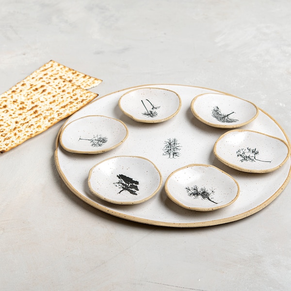 Ceramic Seder Plates - Etsy