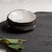 Handmade Abstract Black & White Platter and Plates Serving Set, Large ...