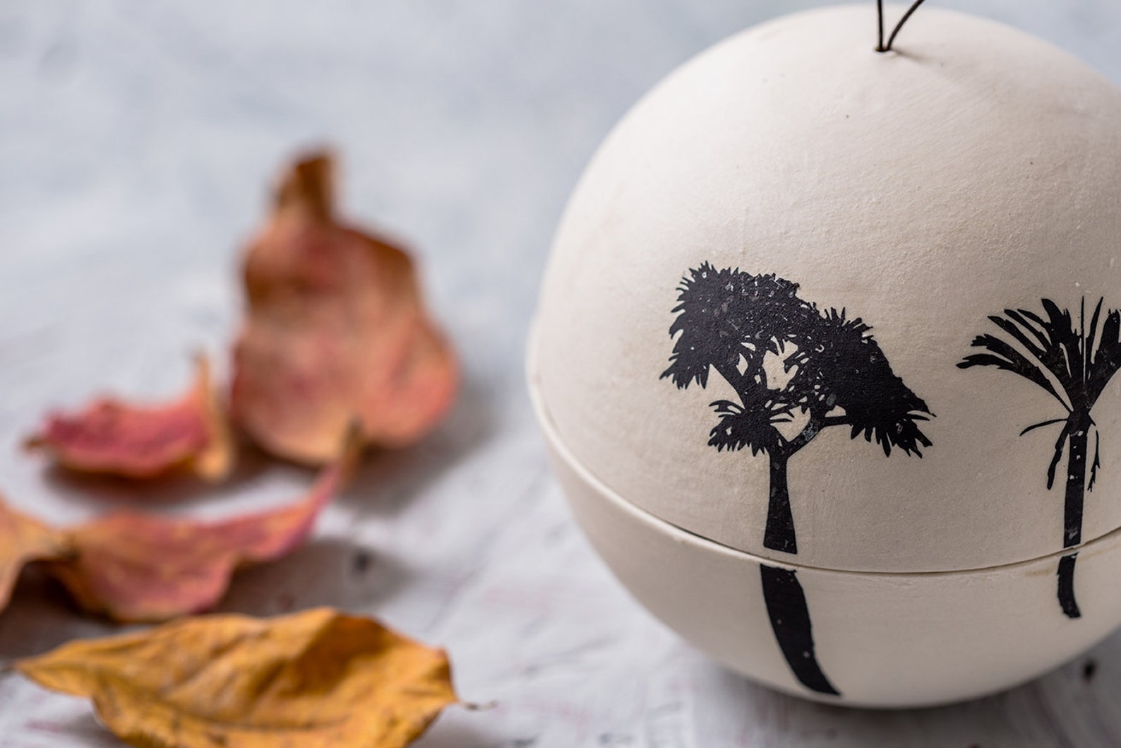 Medium Ceramic Round Jewelry Box, Handmade Pottery Ring Dish, Gift for ...