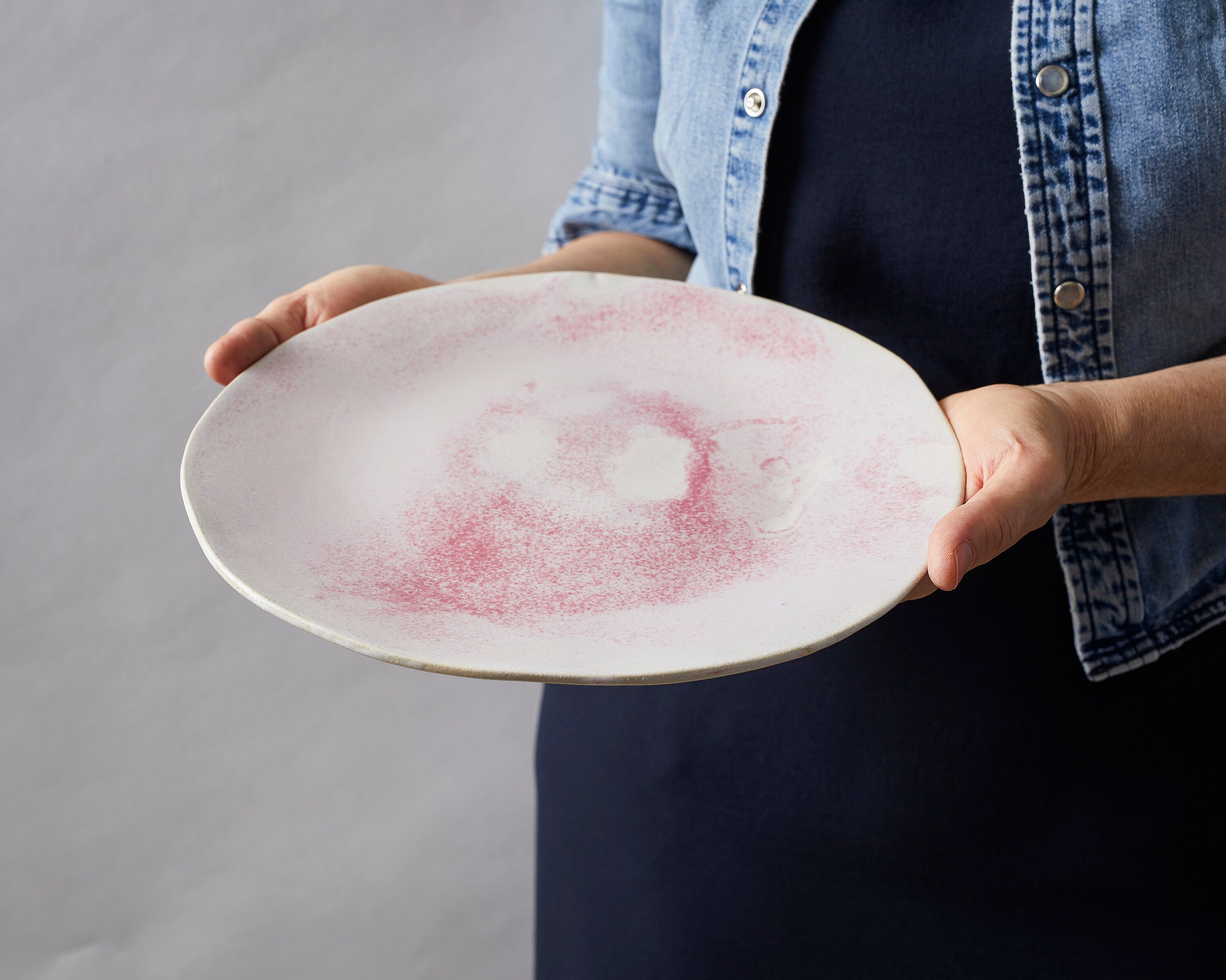 Set of 2 off White Handmade Pottery Dinner Plates - Etsy