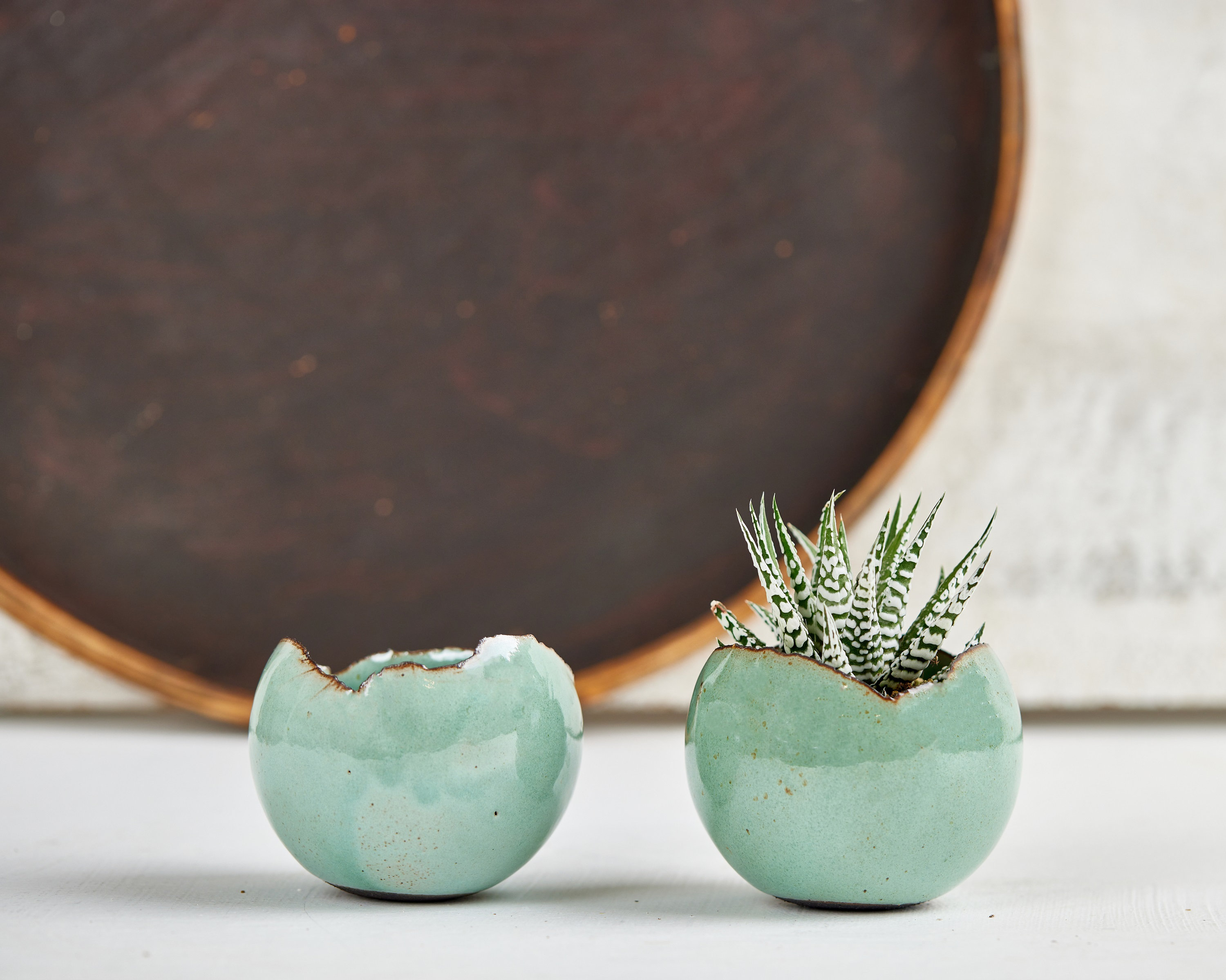 Turquoise Ceramic Votive Candle Holder, Eclectic Bohemian Romantic ...
