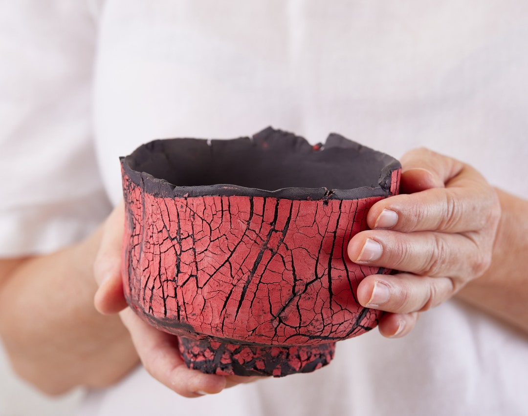 Red Decorative Japanese Ceramic Bowl - Etsy