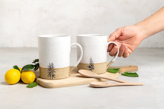 Tall coffee mug sets store