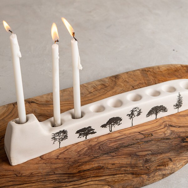 Ceramic Menorah - Etsy