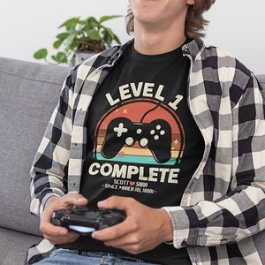 1st Anniversary Gamer Husband Gift, Gamer Boyfriend Gift, 1 Year ...