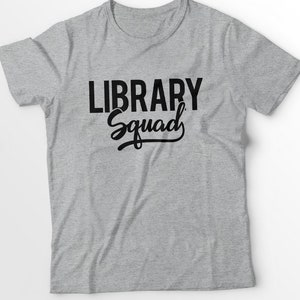Library Shirt Library Book Club Library Squad Shirt School Librarian ...