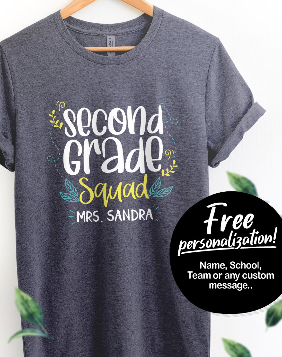 Second Grade Squad Teacher Squad Shirt Grade Level Shirt Team - Etsy