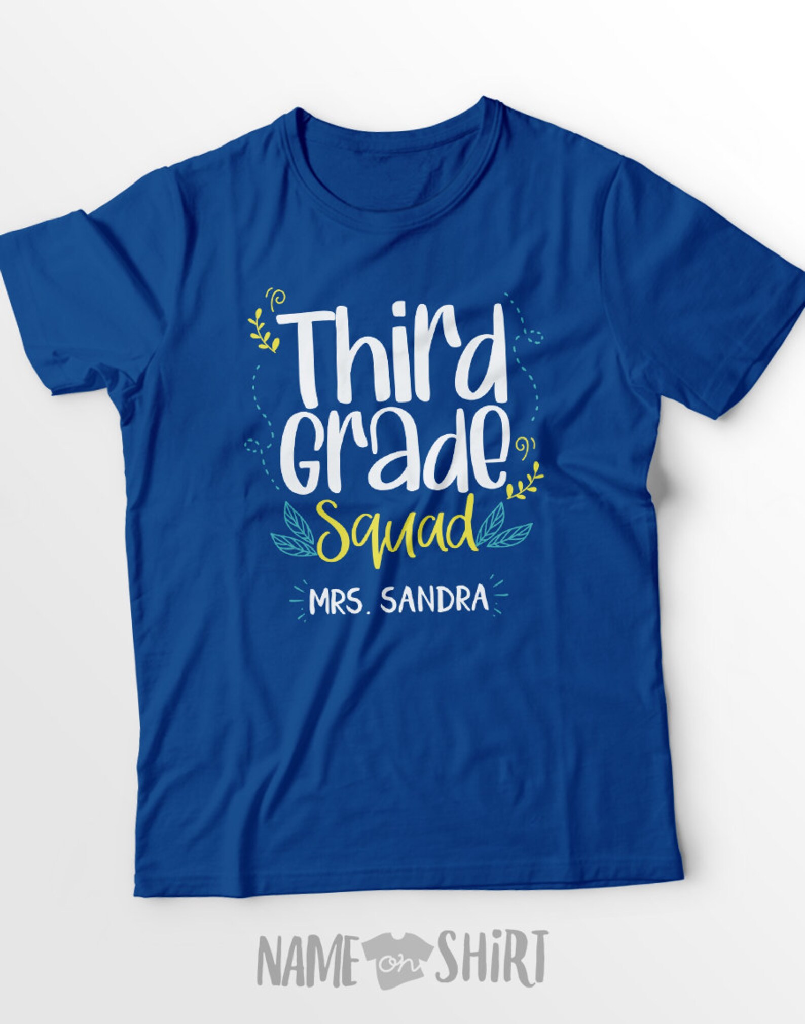 Third Grade Squad Teacher Squad Shirt Grade Level Shirt Team | Etsy