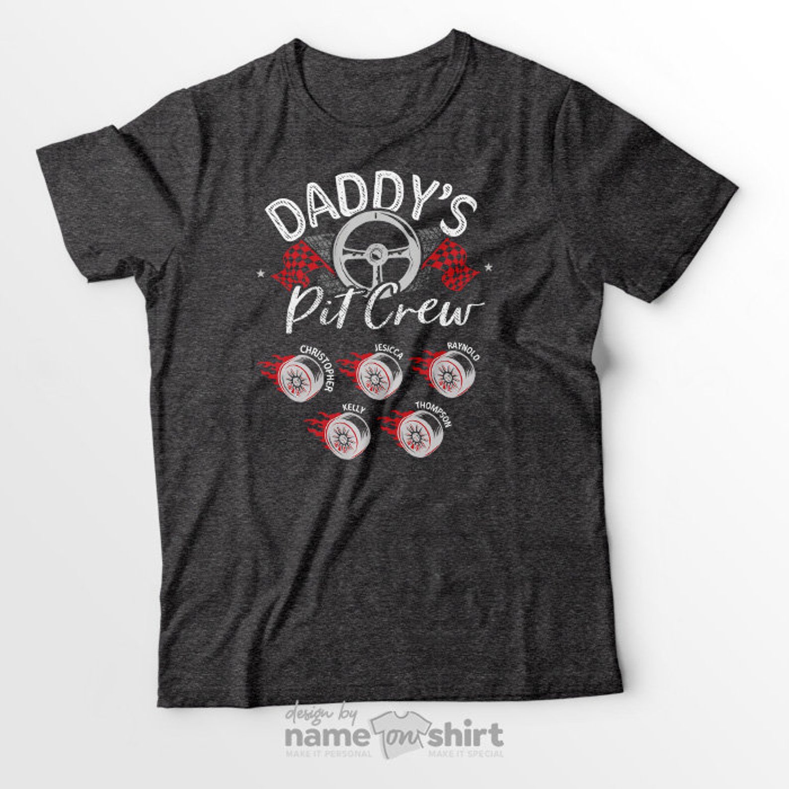 Grandpa Racing Shirt, Race Car Gift for Grandpa, Pit Crew Shirt Grandpa ...