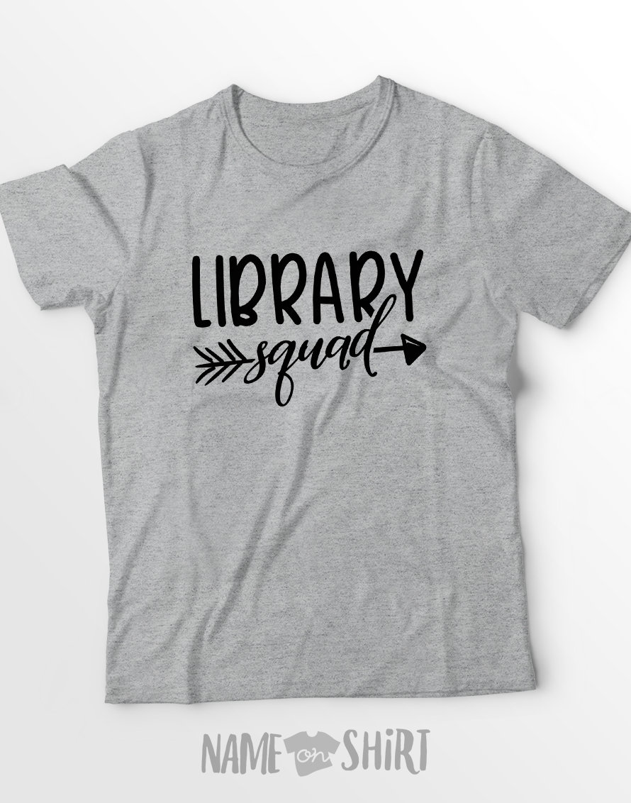 Library Squad Shirt Librarian Tshirt Library Lover Library | Etsy