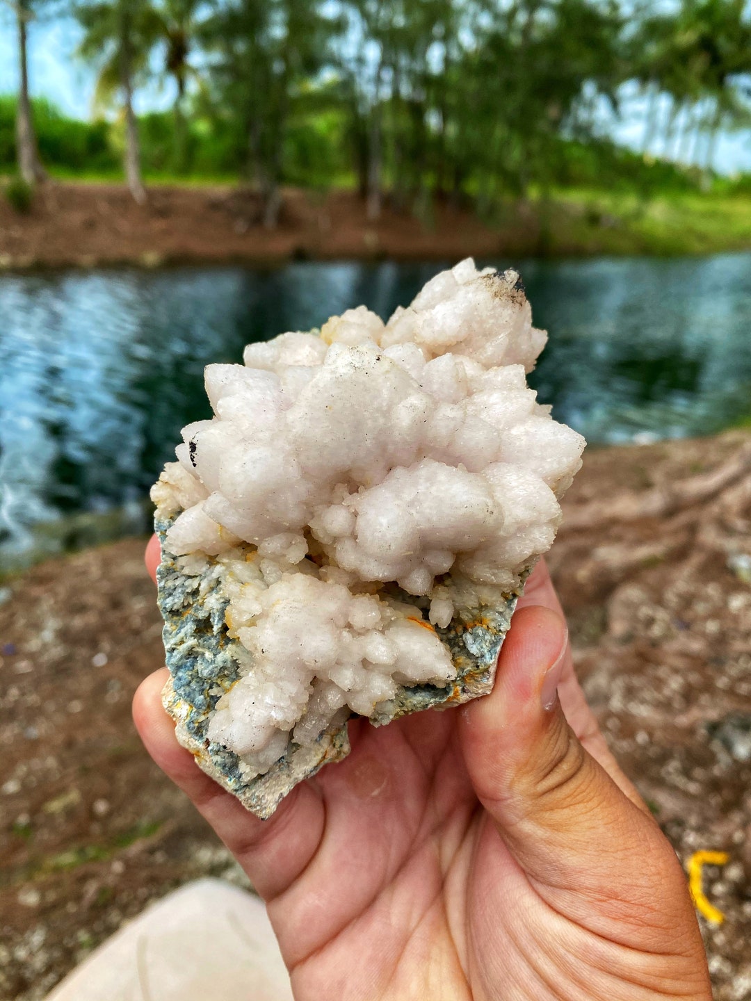 Pink Quartz Flower - Etsy