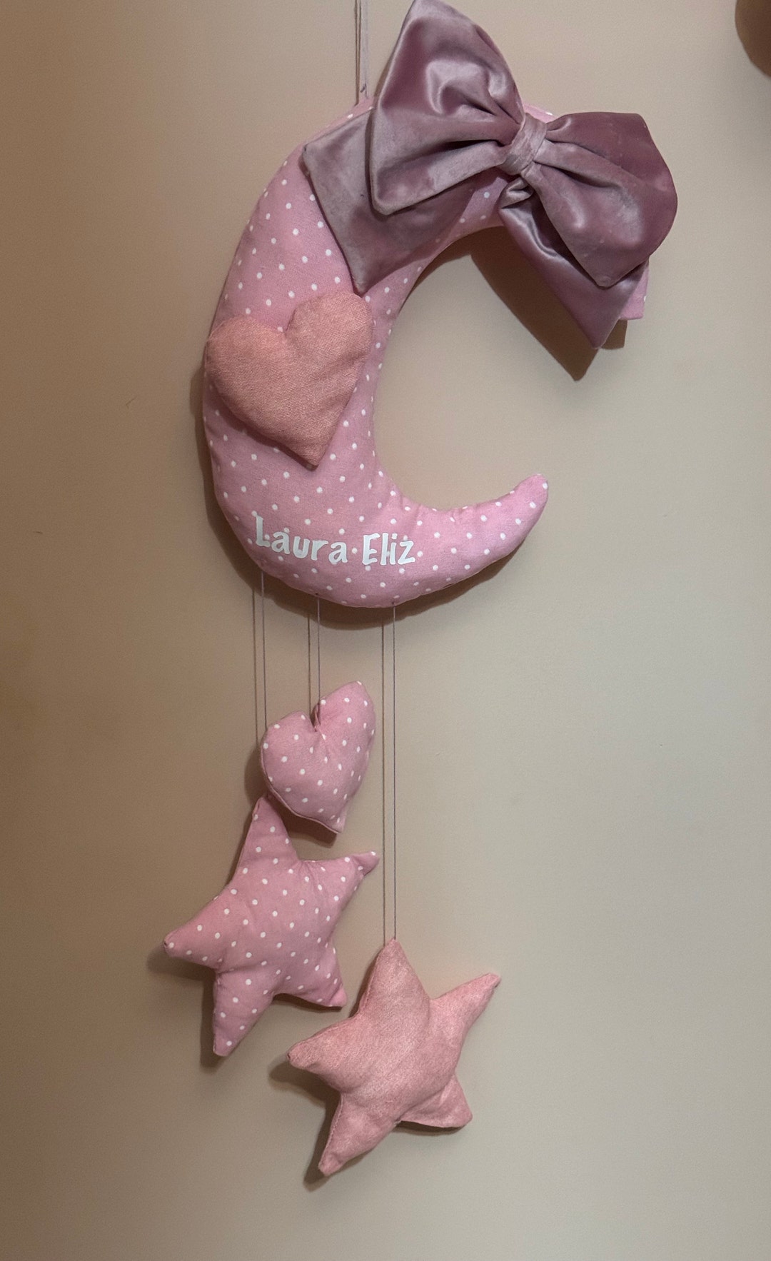 Moon and Stars Birth Ribbon - Etsy