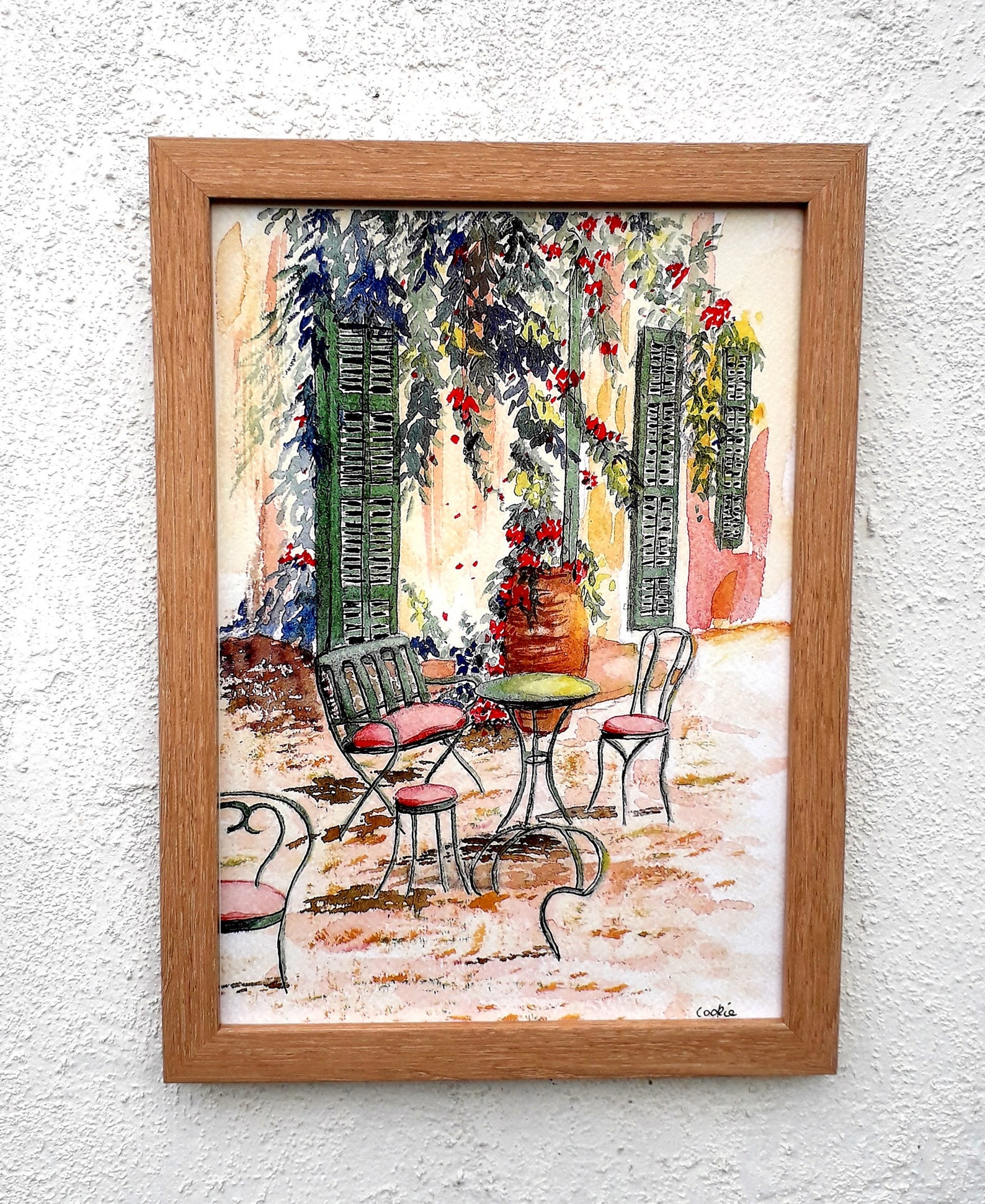 Cafe Scene Wall Art Print French Bistro Restaurant for Coffee - Etsy UK