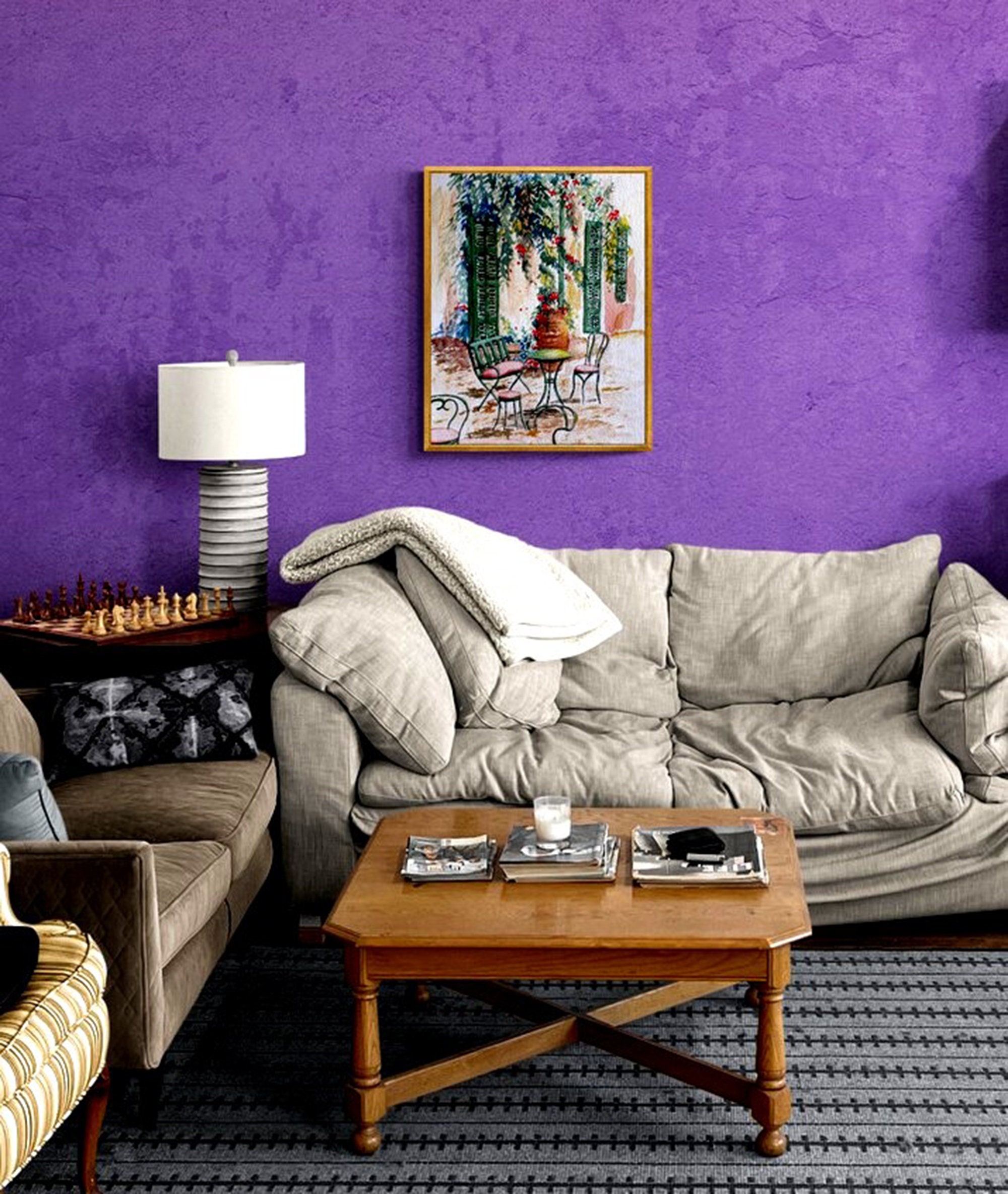 Cafe Scene Wall Art Print, French Bistro Restaurant for Coffee and ...