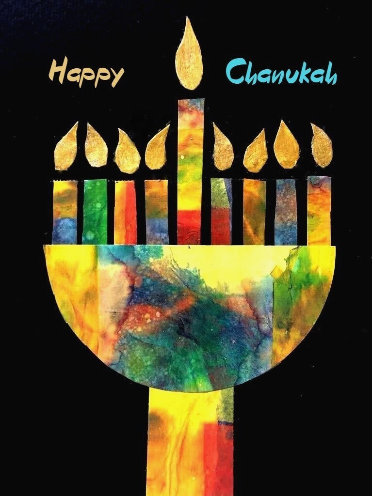 Chanukah Card Hanukkah Greetings Card Jewish ' Festival of - Etsy UK