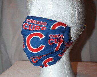 Chicago Cubs Face Mask | Etsy