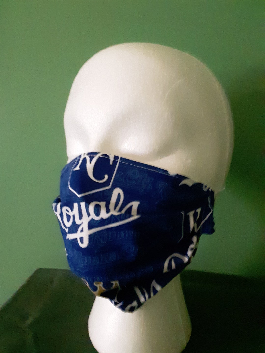 Blue KC Royals Face Mask - Etsy