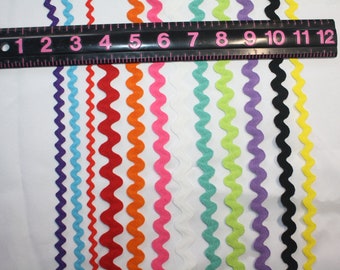 Dark Brown One Inch Ric Rac Trim by the Yard Brown Rick Rack - Etsy