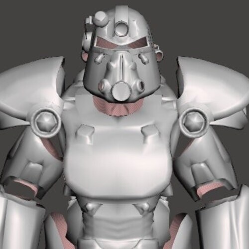Fallout Inspired T51 Style Power Armor Replica Prop 3D - Etsy