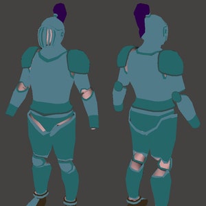 Fanmade Old School Runescape Men's Fit Rune Armor Set Pepakura Files ...