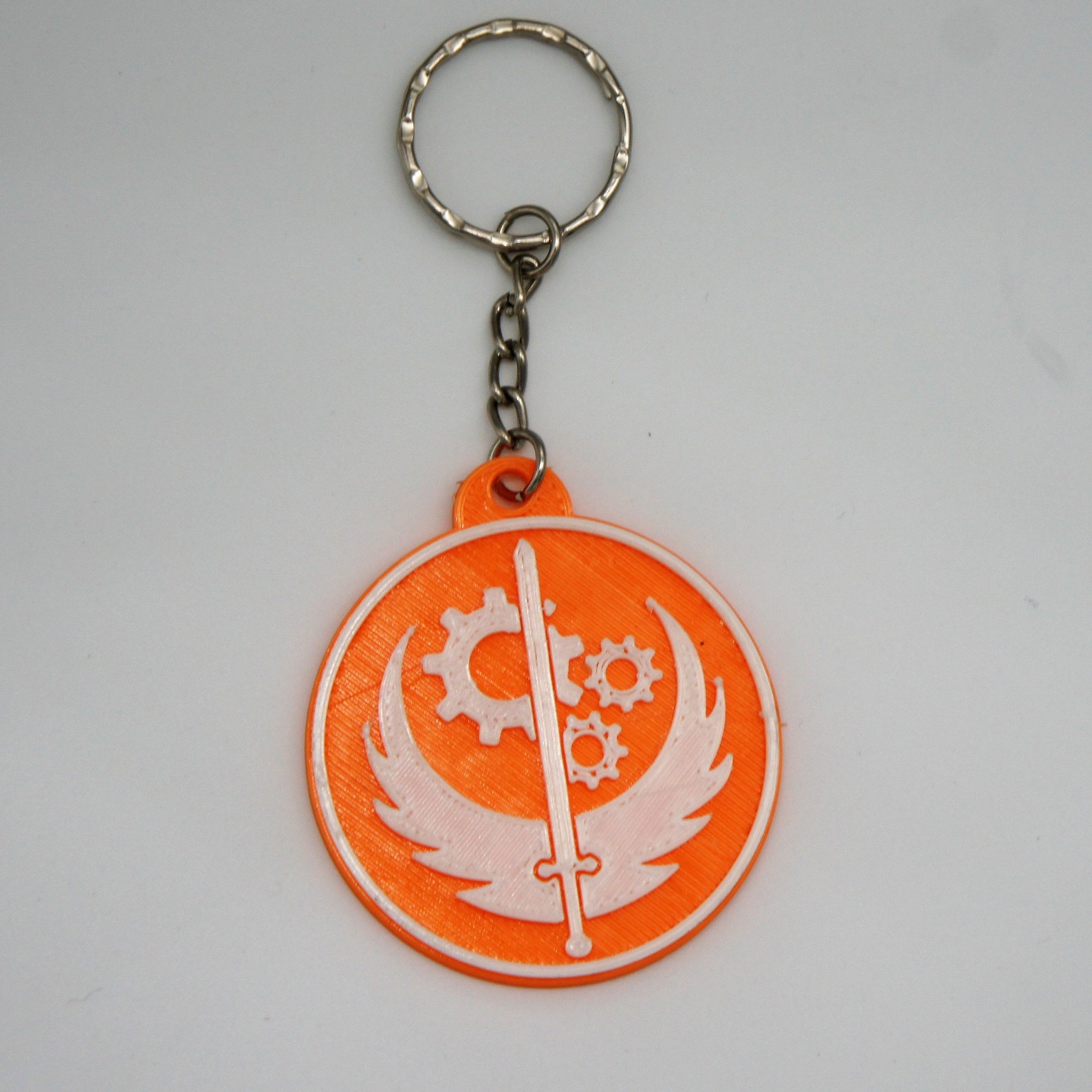 3D Printed Fallout Fan Art Keychain - Etsy