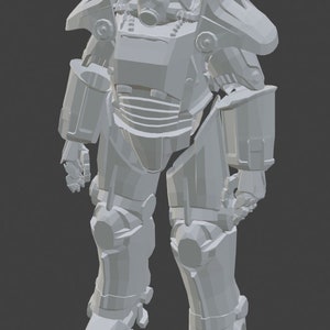 Fallout Inspired T45 Style Power Armor Replica Prop 3D Patterns for ...