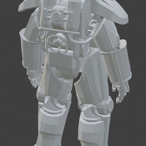 Fallout Inspired T45 Style Power Armor Replica Prop 3D Patterns for ...