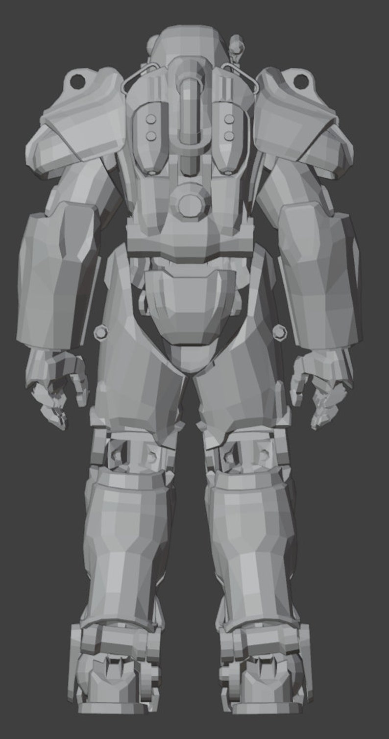 Fallout Inspired T60 Style Power Armor Replica Prop 3D Patterns for ...