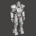 Fallout Inspired T51 Style Power Armor Replica Prop 3D Patterns for Pepakura, Papercraft and EVA ...