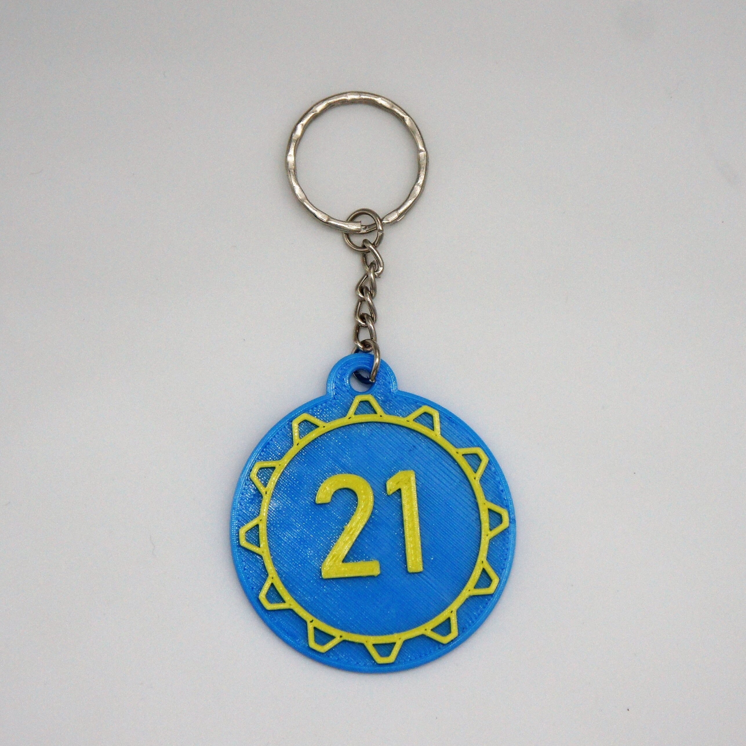 3D Printed Fallout Fan Art Vault Keychains - Etsy