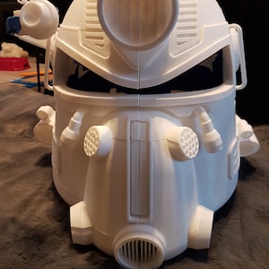 Fallout Fan Art T51 Style Power Armor Helmet 3D Files for 3D Printing 3D Modelling Prop Making ...