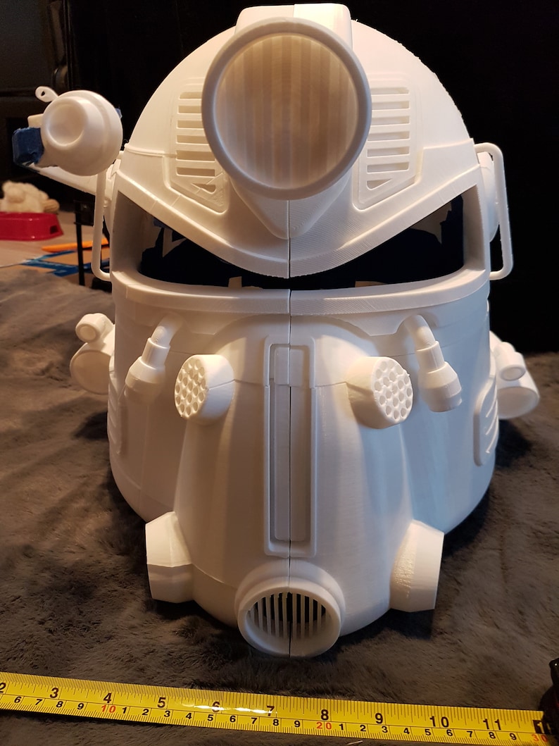 Fallout Fan Art T51 Style Power Armor Helmet 3D Files for 3D Printing 3D Modelling Prop Making ...