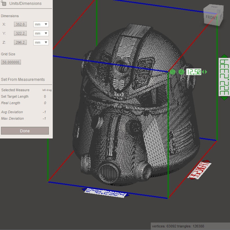Fallout Fan Art T51 Style Power Armor Helmet 3D Files for 3D Printing 3D Modelling Prop Making ...