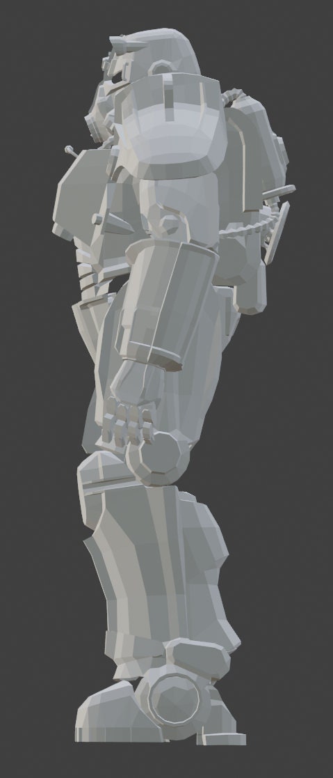 Fallout Inspired T45 Style Power Armor Replica Prop 3D Patterns for ...